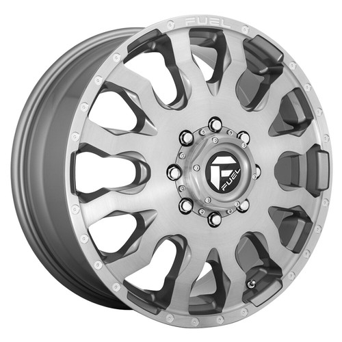 2 New Fuel Wheels Blitz D693 20x8.25 8-200 Metallic Grey Wheels ...