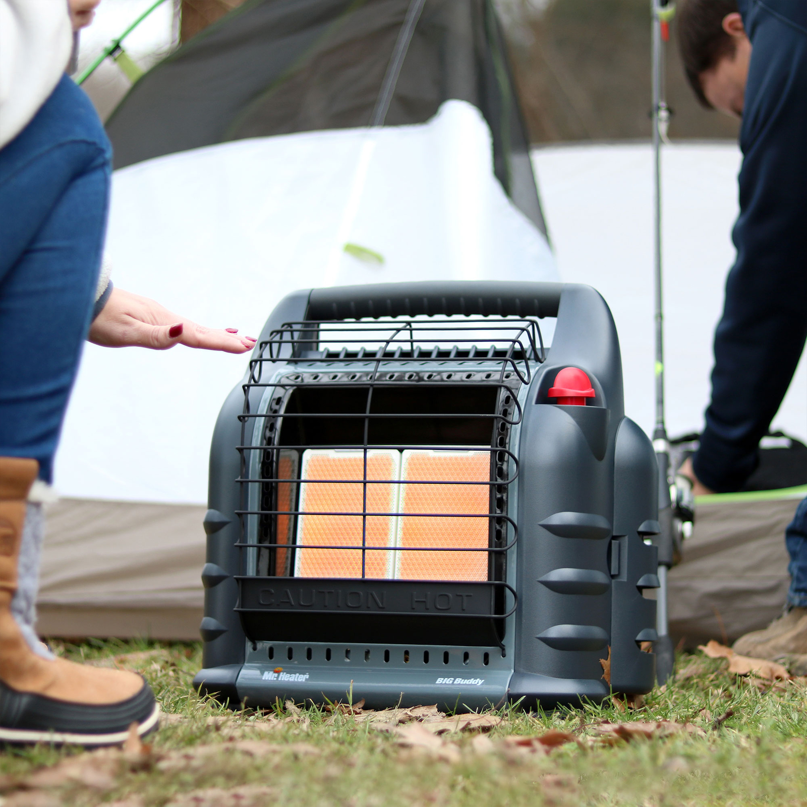 Mr. Heater MH18B 18,000 BTU 450 Sqft Big Buddy Portable Propane Gas ...