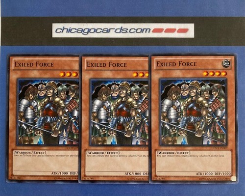3x Yu-Gi-Oh Exiled Force Unlimited Common DEM1-EN009 from Demo Pack NEW ...