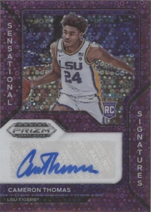 2021-22 Panini Prizm Draft Picks - Sensational Signatures Cameron ...