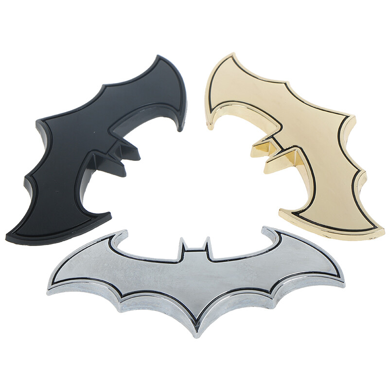 1Pc Car styling 3d metal bat badge emblem car motorcycle stickers decal ...