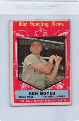 1959 Topps #557 Ken Boyer All Star VG *6599 | eBay