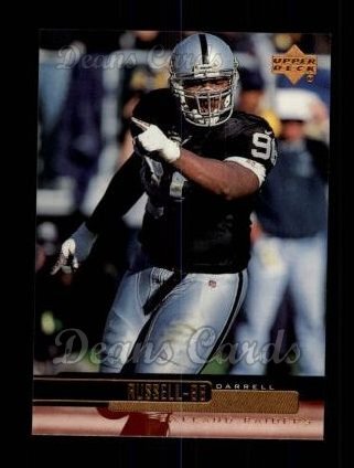1999 Upper Deck #155 Darrell Russell Raiders Southern California 8 - NM ...