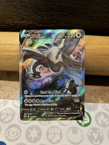 Lugia V Alt Art 186/195 Pokemon TCG Silver Tempest | eBay