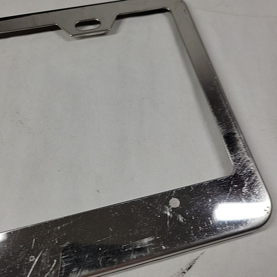Mercedes Benz Logo Chrome Stainless Vintage License Plate Frame | eBay