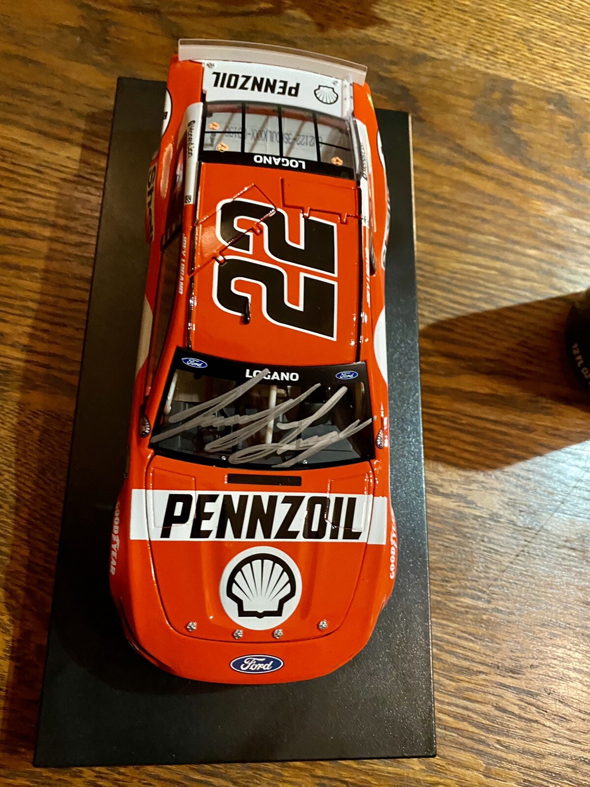 JOEY LOGANO 2021 DARLINGTON Signed Autograph (MARIO ANDRETTI THROWBACK ...