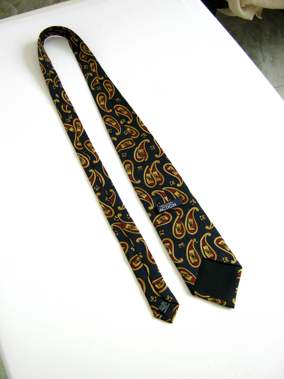 Trussardi Action New Made IN Italy 100% Silk Genuine | eBay
