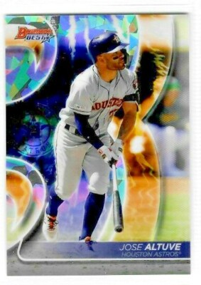 Jose Altuve 2020 Bowman's Best ATOMIC Refractor #65 Astros | eBay