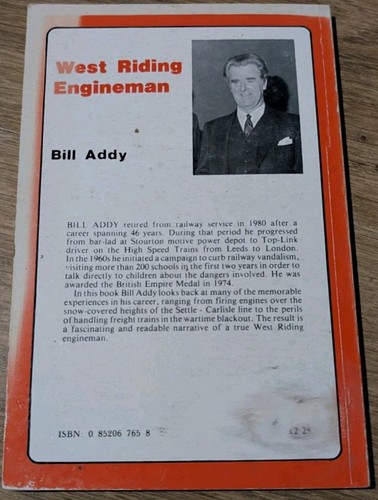 West Riding Engine man Bill Addy 1986 | eBay