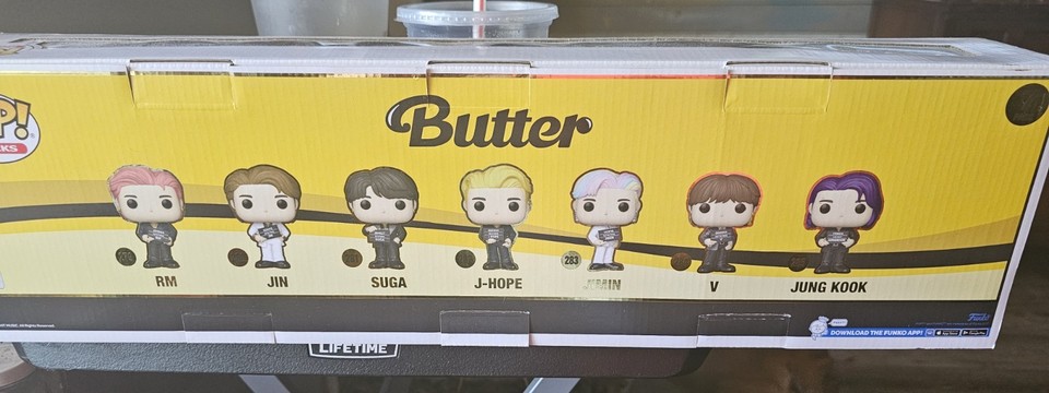 Funko Pop! Vinyl: BTS - BTS- Butter - 7 Pack - Walmart (Exclusive) | eBay