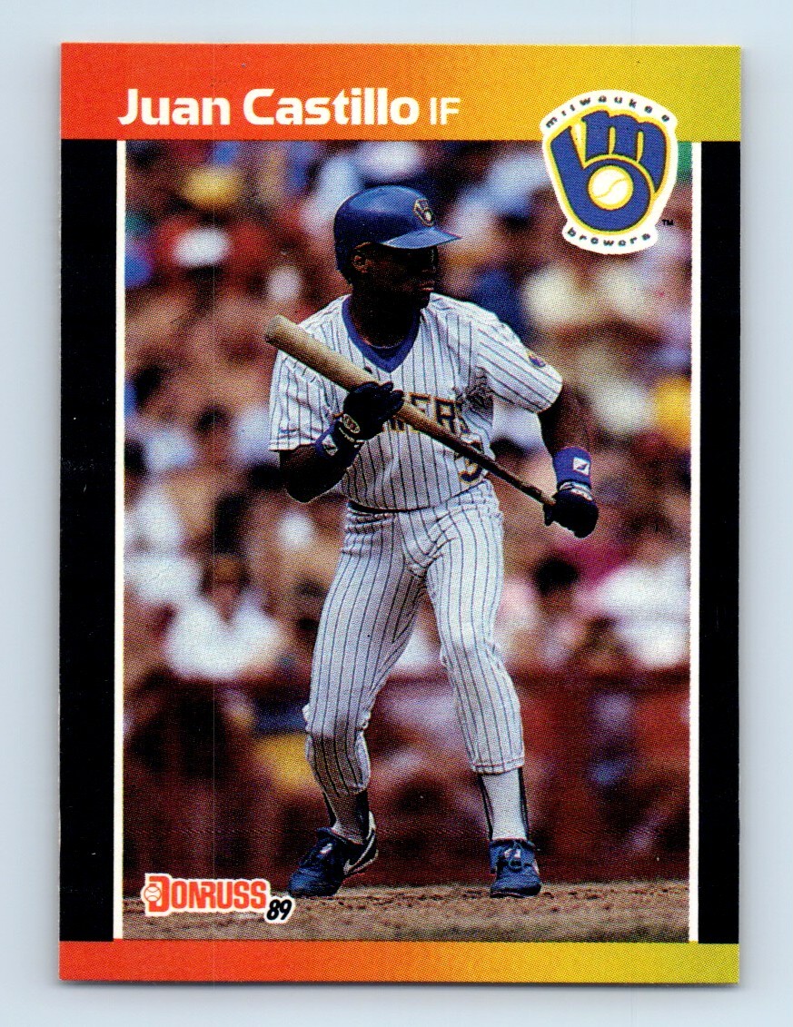 1989 Donruss Juan Castillo Milwaukee Brewers #530 | eBay