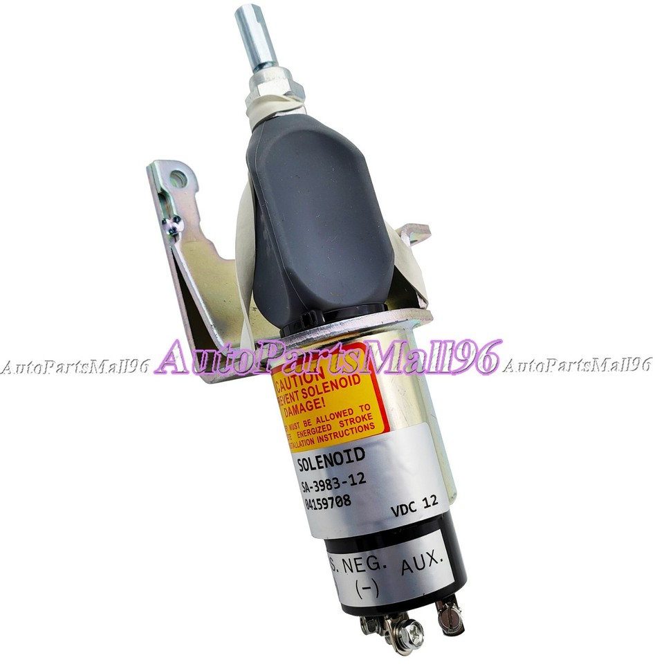 12V 04159708 Shutoff Solenoid Fit For Deutz F3L913 F3L912 F4L912 F4L913 ...