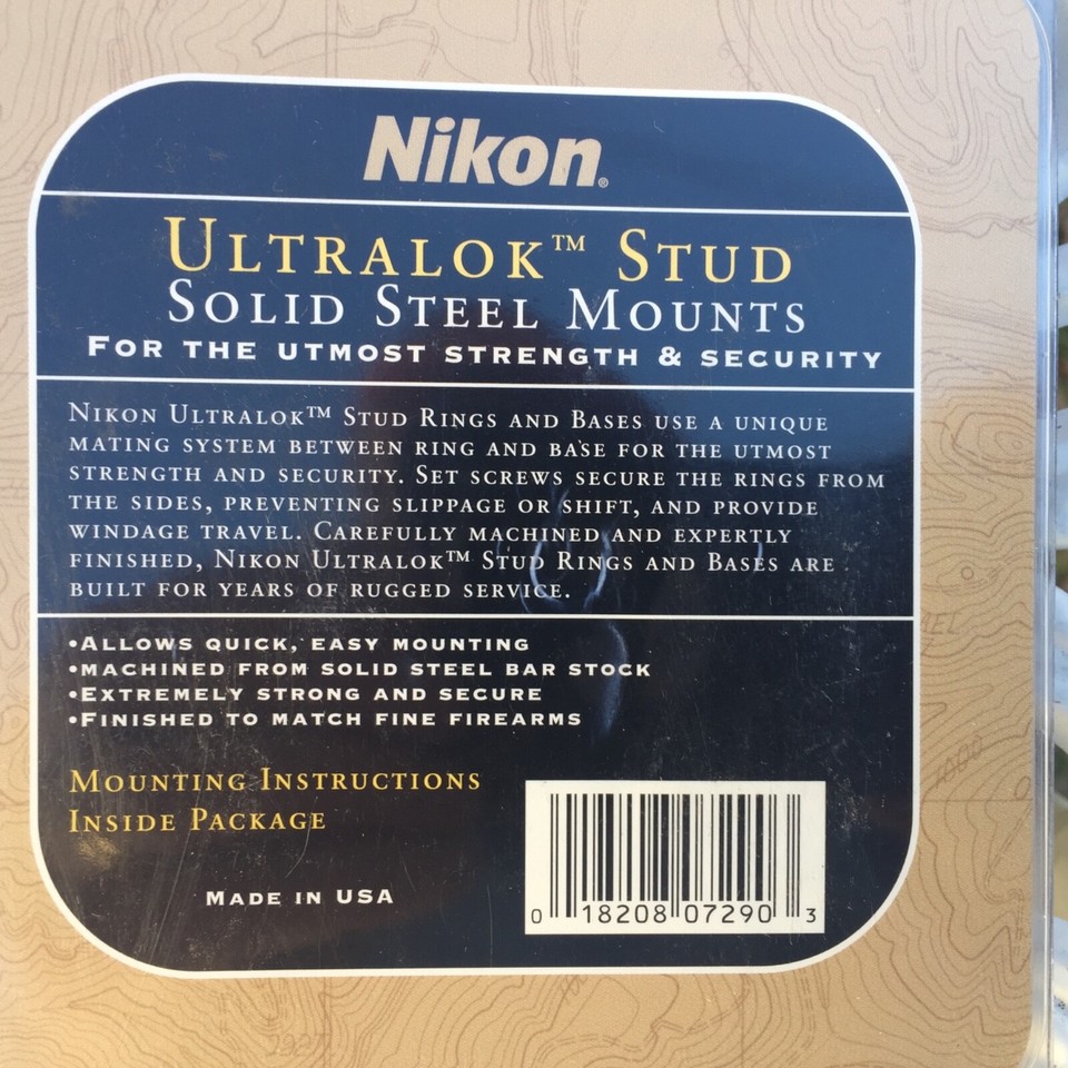 Nikon Ultralok Two Piece Stud Base fits a Winchester 70, Black 7290 | eBay