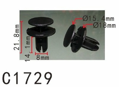 20pcs Fit Hyundai Front Bumper Push Retainer 1420608250B 865952T500 ...