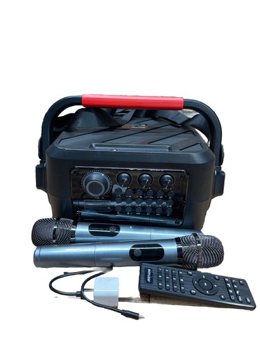 MOYLEAF Karaoke Speaker K253 Bluetooth Connection w/2 Microphones 30 W ...