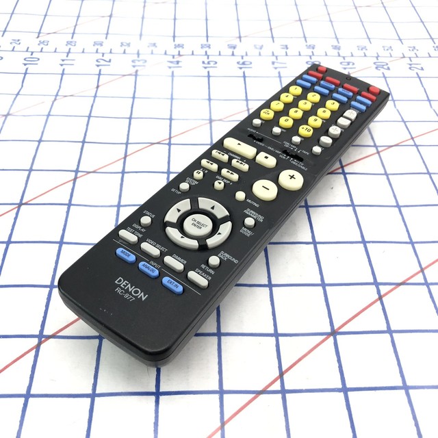Denon Rc-977 Audio Receiver Remote Control Avr1705 Avr485 Avr485s for ...