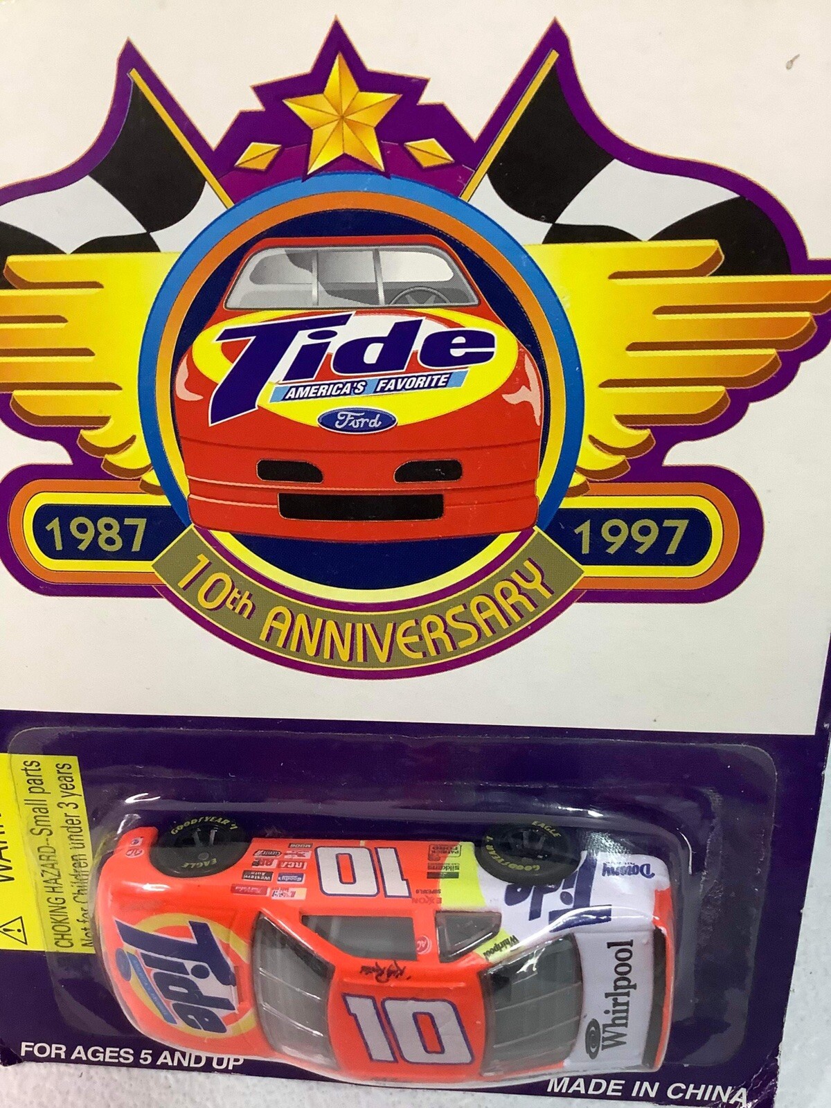 1997 Collectors Edition Tide Racing Champions #10 Ricky Rudd W/card NOC ...
