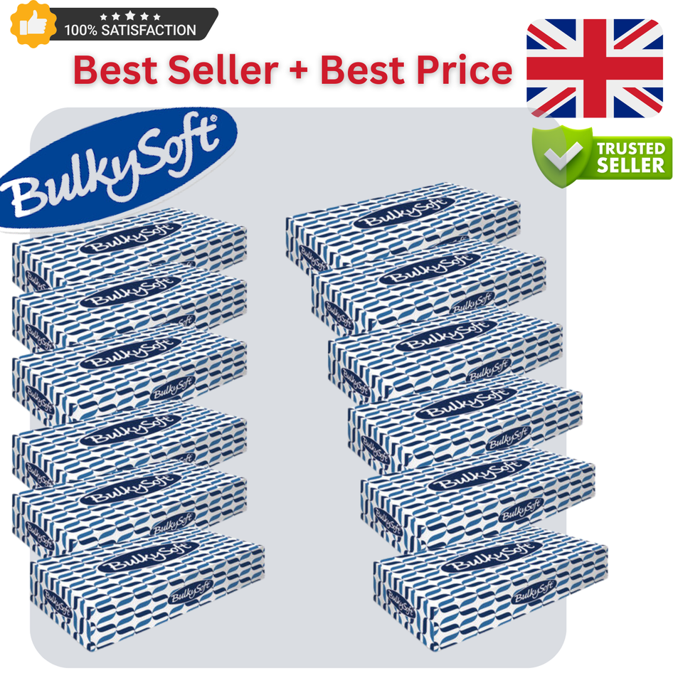 Boxes of Bulky Soft 2 Ply Classic Facial Tissues 100 Sheets PER BOX ...