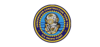 4" us navy underwater construction team two udt-2 bumper sticker decal ...