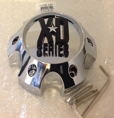 KMC XD Series Spy Addict Revolver Rim CHROME Ford 6x135 Center Hub Cap ...