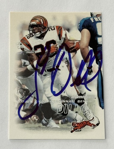 Corey Dillon 2000 Fleer Skybox Authentic Signed Autograph Auto Card ...