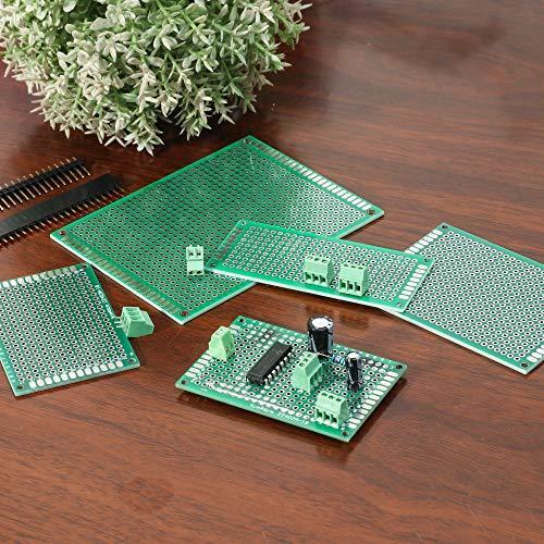 DEYUE 60 Pcs PCB Perforated Printed Circuits Boards Kit | 28 Double ...