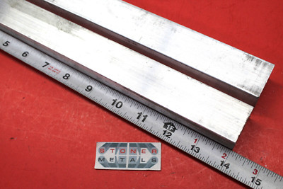 2 Pieces 1" X 1-1/4" 6061 ALUMINUM FLAT BAR 14" long T6511 NEW SOLID ...