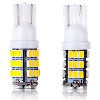 50x Warm White Plate Instrument Cluster Light Bulbs T10 168 42-SMD LED ...