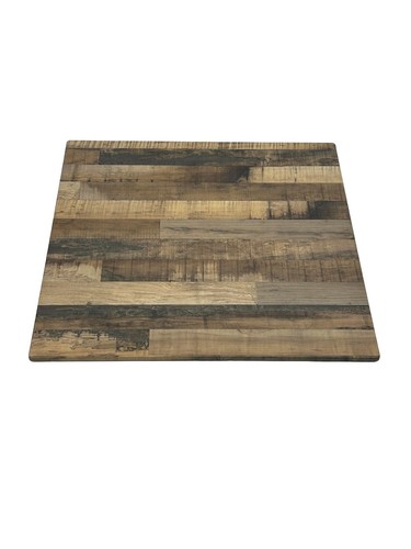 Square Cafe table tops, Restaurant Table Tops, Rustic Maple Effect ...