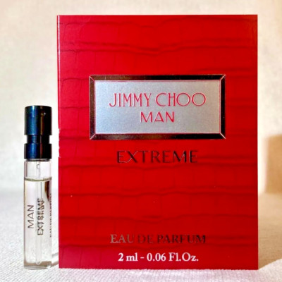 NEW JIMMY CHOO MAN EXTREME EAU DE PARFUM 2 ML / 0.06 FL OZ SAMPLE SPRAY ...