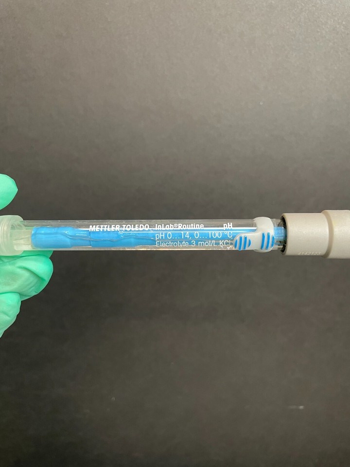 Mettler Toledo pH Probe InLab Routine pH Electrode with Solution | eBay