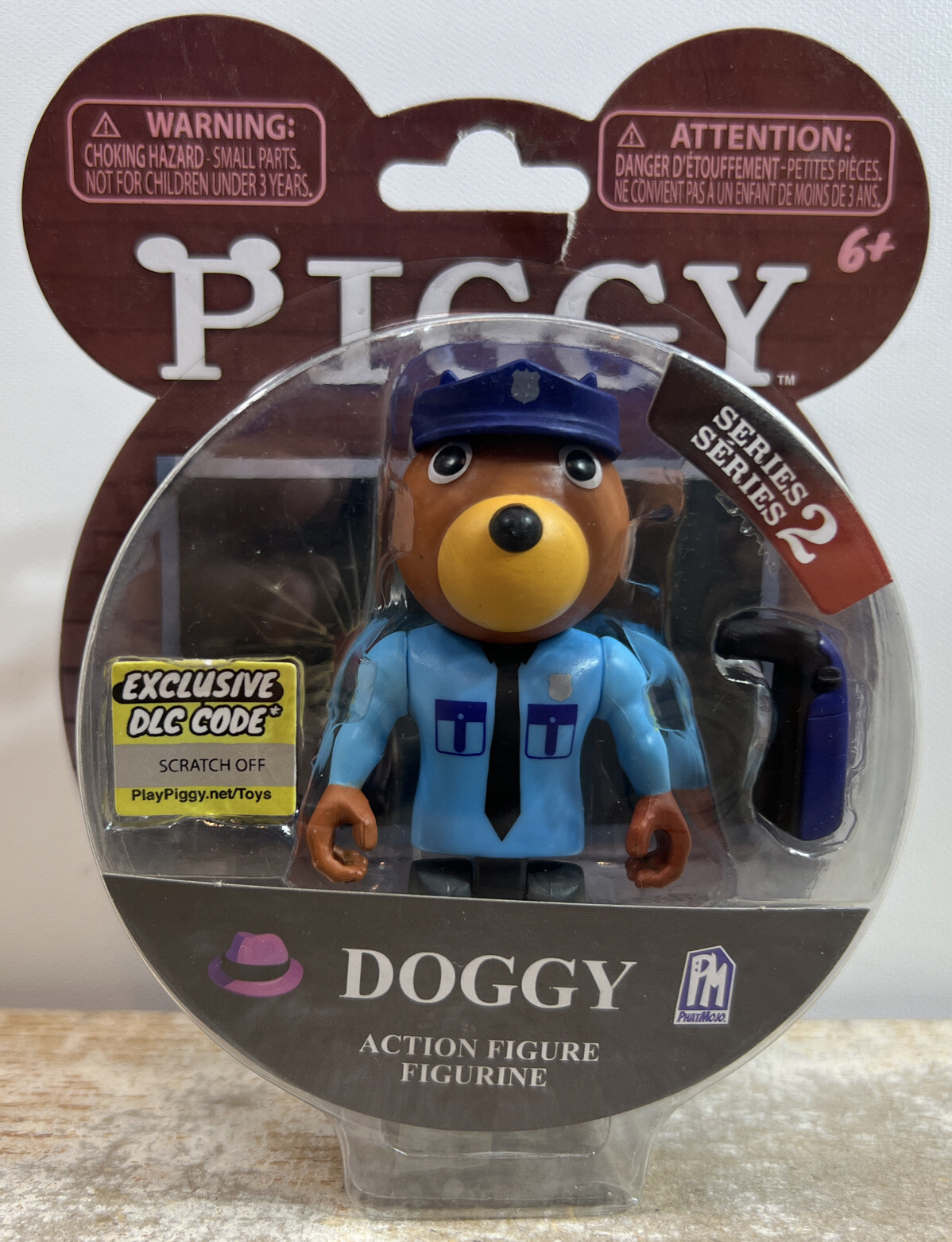 PIGGY DOGGY 3.5” Series 2 Action Figure Dog Roblox w/ DLC Exclusive ...