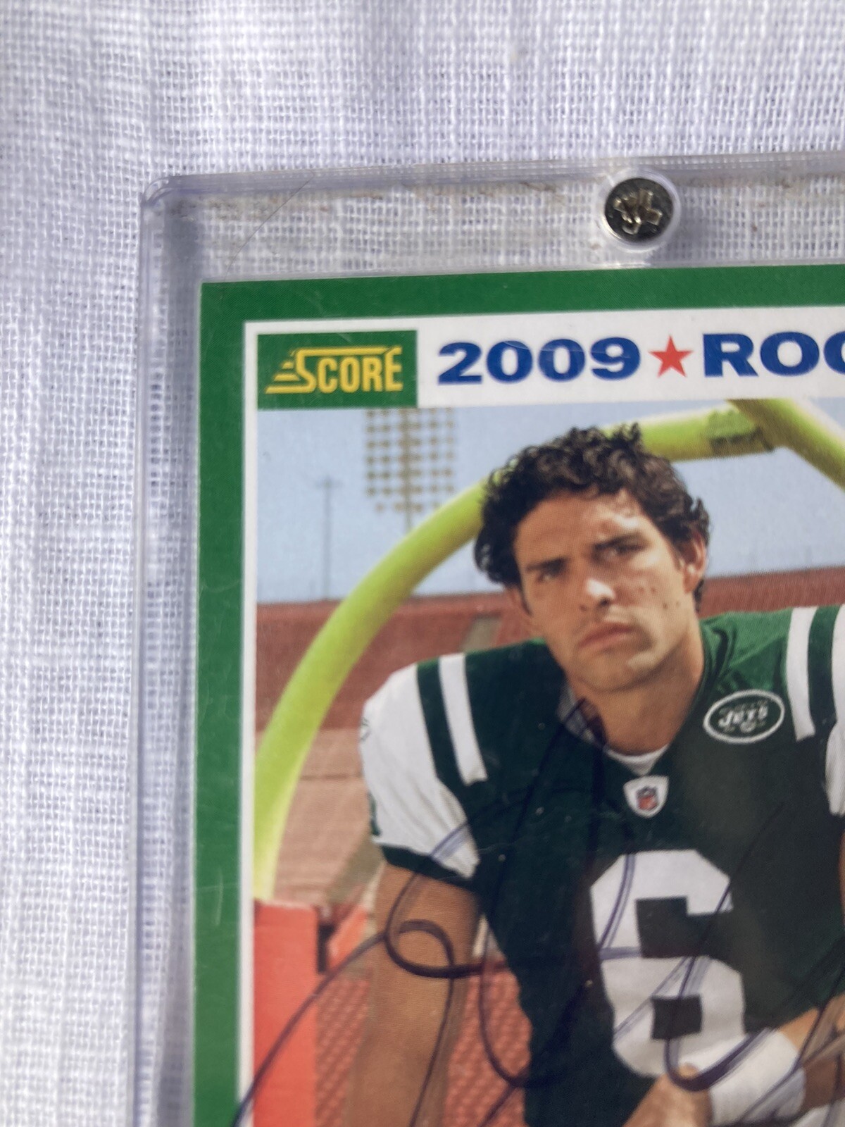 🏈2009 Score Inscriptions Mark Sanchez Auto Rc Rookie CardNY Jets NYJ ...