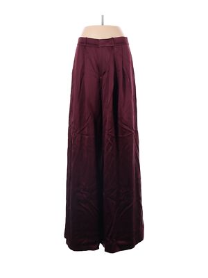 Banana Republic Women Red Silk Pants 8 | eBay