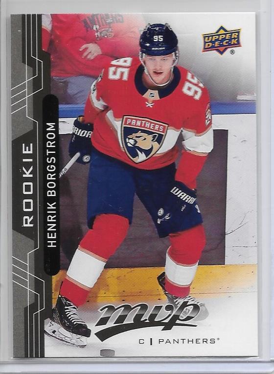 HENRIK BORGSTROM 2018-19 UD MVP BROWN ROOKIE RC/FINLAND/HERSHEY BEARS ...