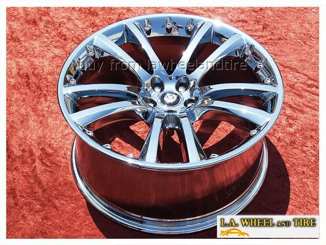 SET OF 4 CHROME 20" JAGUAR XK / XF SENTA OEM WHEELS RIMS XJ XKR XFR XKR ...