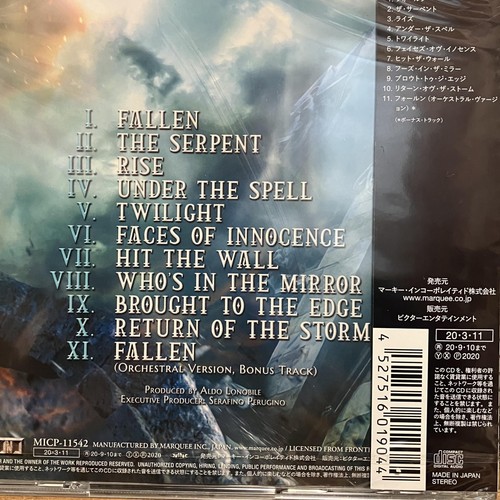 2020 ARCHON ANGEL FALLEN WITH BONUS CD TRACK JAPAN 8 | eBay