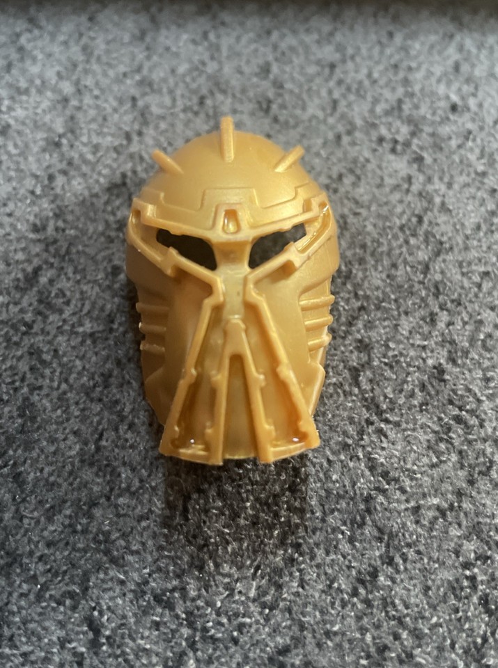 Lego Bionicle Toa Mata Nui 8998 Pearl Gold Kanohi Ignika Mask Only | eBay