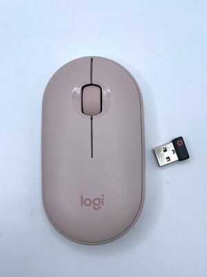Logitech Pebble M350 Wireless Mouse - Rose Pink | eBay