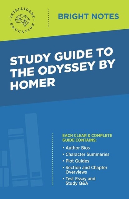 Bright Notes Ser.: Study Guide to the Odyssey by Homer by Intelligent ...