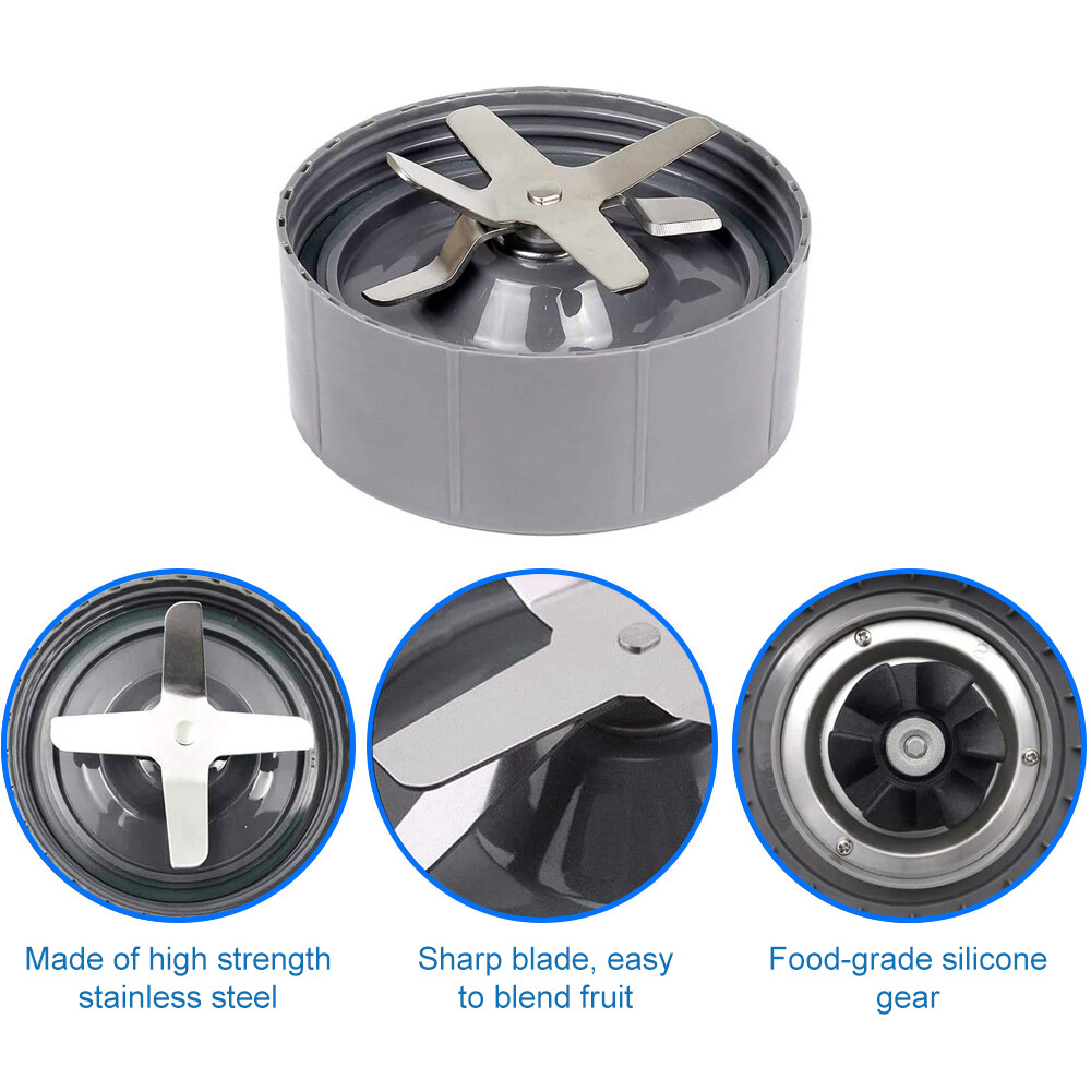 Emulsifier Extractor Cross Blade Assembly for NutriBullet - Gray Incl ...