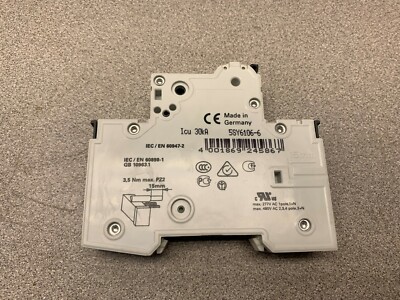 NEW NO BOX SIEMENS BREAKER 5SY6106-6 | eBay