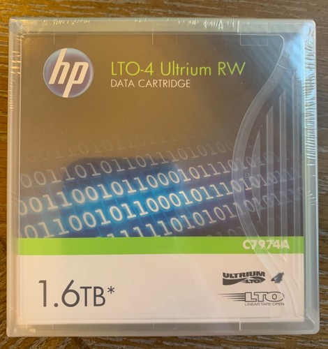 BRAND NEW HP OEM LTO-4 ULTRIUM RW 1.6TB DATA CARTRIDGE C7974A | eBay