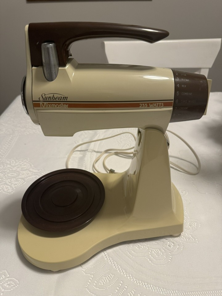 Vintage Sunbeam Mixmaster Stand Mixer, Complete Set, VGUC | eBay