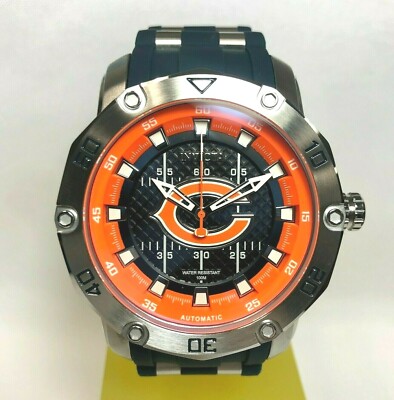 INVICTA 32013 NFL Men's 50mm Pro Diver Scuba Auto Strap - Chicago Bears ...