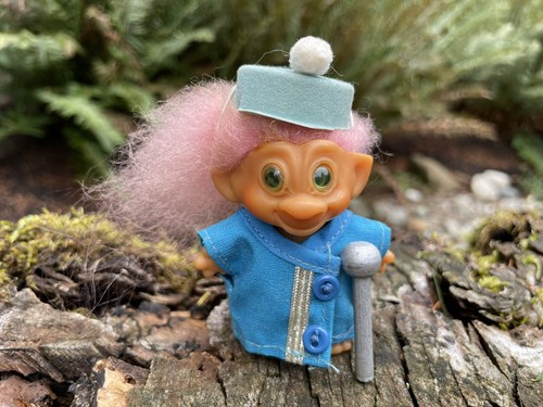 1960s 3" All Original Wishnik Troll Doll in Vintage Majorette Outfit ...