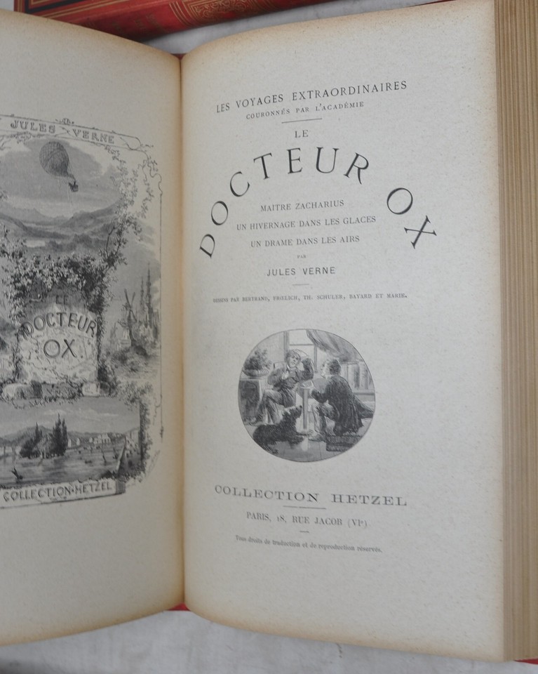 The Tour Of World IN 80 Days + Ox.jules Verne Edt.hetzel - L'Elephant | eBay