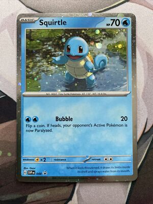 Squirtle 048 English 151 Holo Black Star Promo Pokemon Card NM/M | eBay