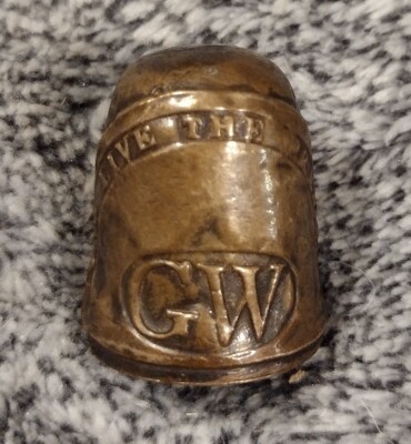 Rare 1789 George Washington Inaugural thimble | eBay