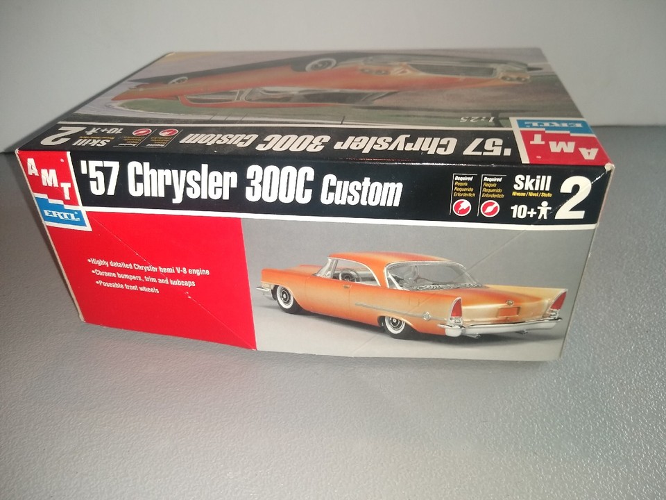 AMT 57 Chrysler 300C Custom 1/25 Scale Model Car Kit OPEN BOX | eBay